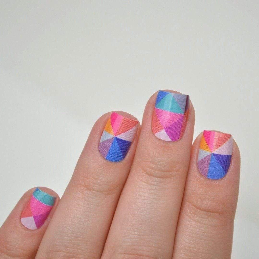 Geometric Prisma Nail Polish Wraps - No drying time, no mess! | Personail