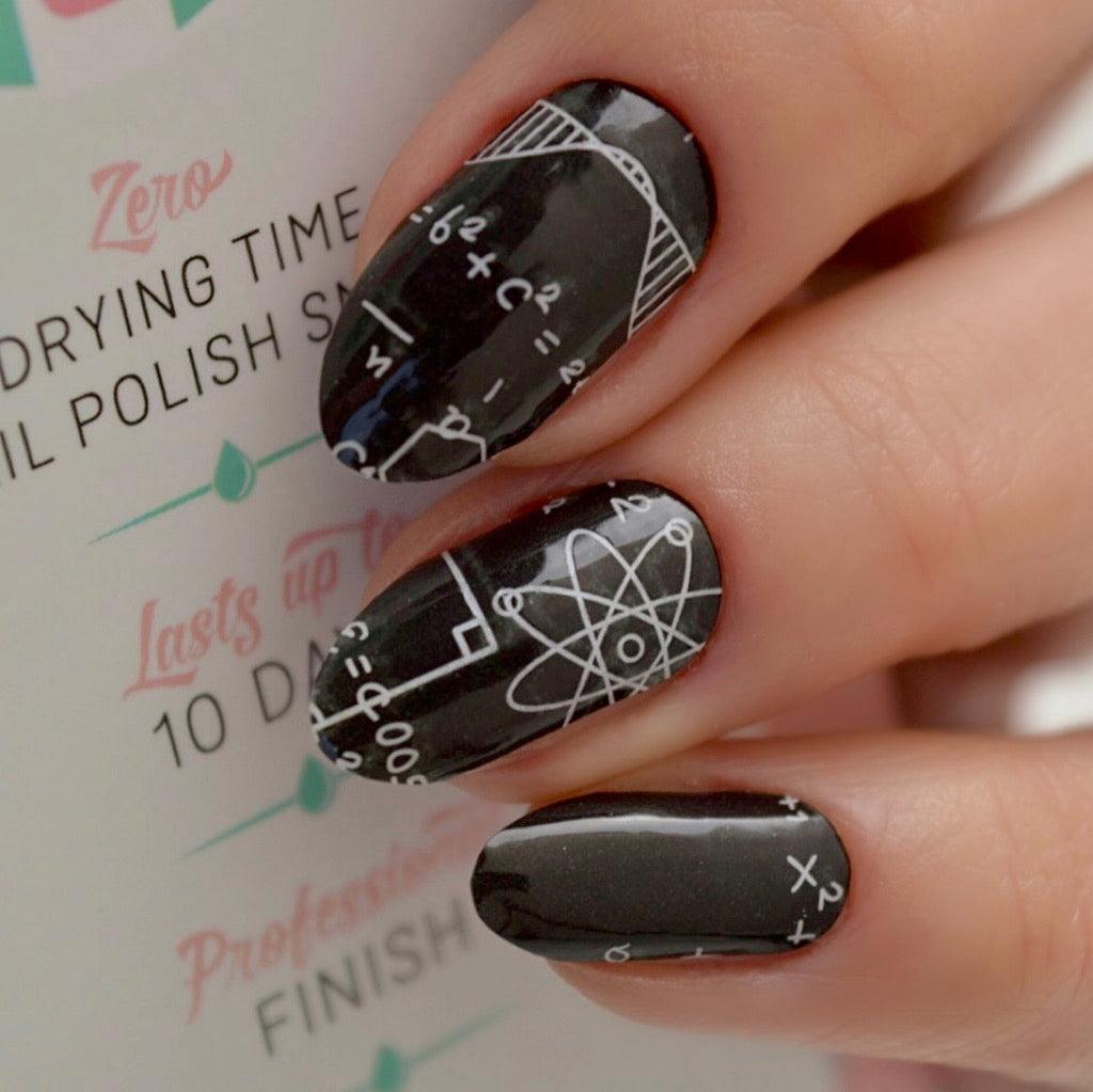 Glow in the dark Science Experiment nail wraps. | Personail