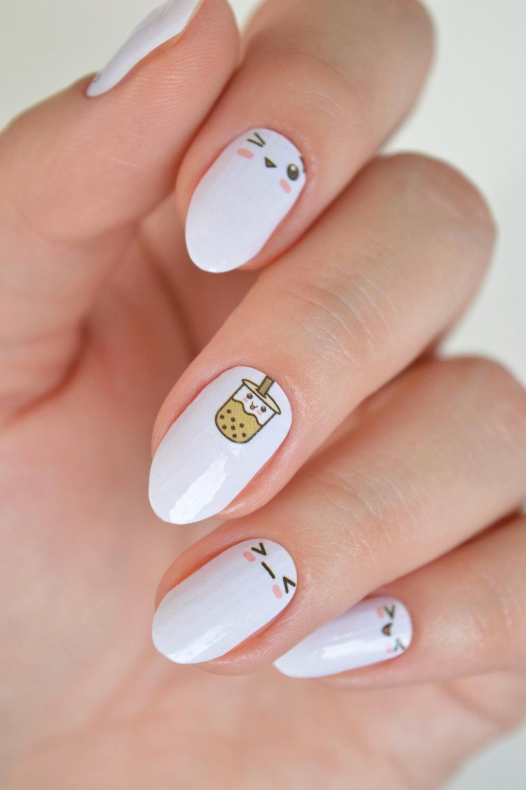 Bubble Tea Boba Nail Wraps | Personail